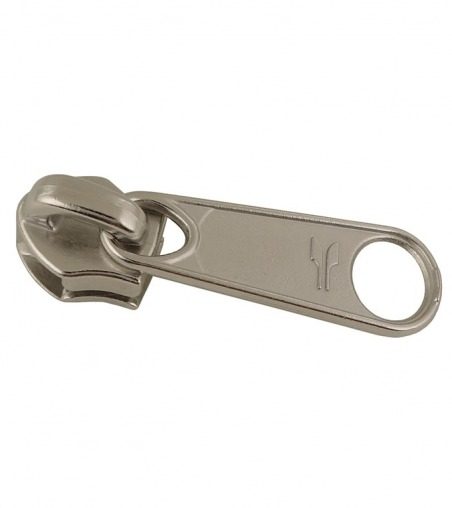 Schieber 6mm (Nr.5) LVLA für Spirale reißverschluss • Silber